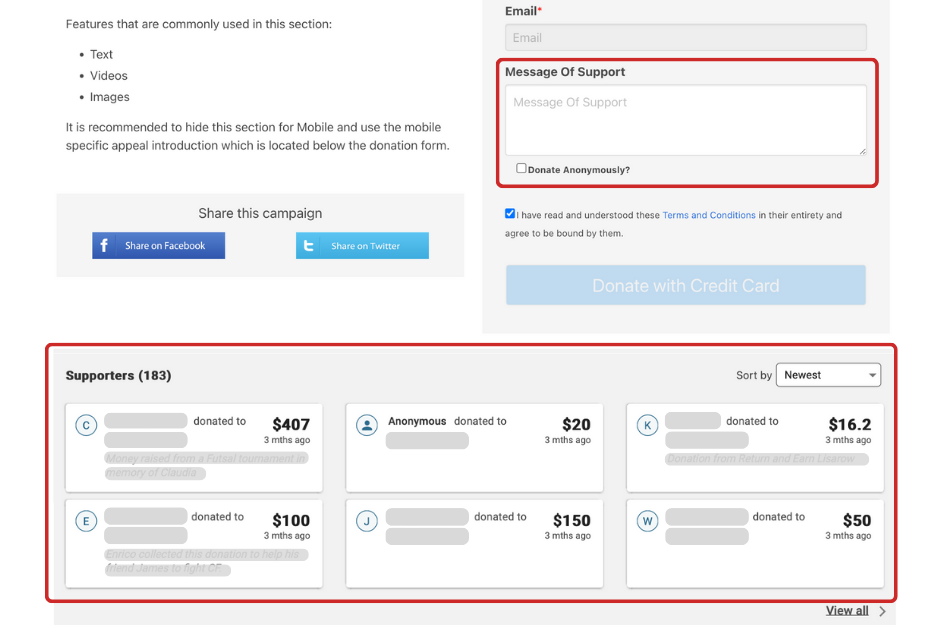 How To Add Comments To Your Donation Form – GiveEasy